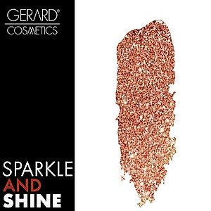 Gerard Cosmetics Glitter Lipstick (Hollywood Blvd) | Nude Pink Lipstick with Sparkling Metallic Glitter | Long Lasting, Smooth Formula | Highly Pigmented Opaque Color | Cruelty Free & Made in USA