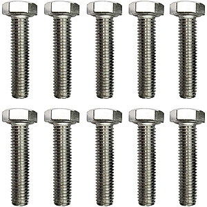 3/8" -16 x 2-304-STAINLESS Steel - 18-8 HEX Head Bolt - 304 Grade. General Purpose - Hurricane Bolt (50)