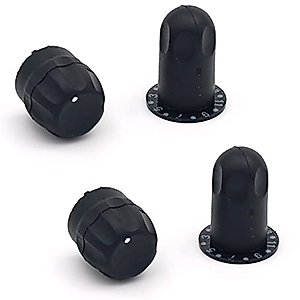 Kymate Radio Knobs Replacement Volume and Channel Knob for Motorola Radios XTS2500 XTS2500I XTS1500 XTS2250 2Pair
