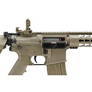 Lancer Tactical Gen 2 M4 Carbine 10'' Keymod Piactinny Polymer Airsoft Gun with Red Dot & Grip - Includes 9.6v Nimh Battery, Charger, and 1000 Rounds of 0.20g BBS