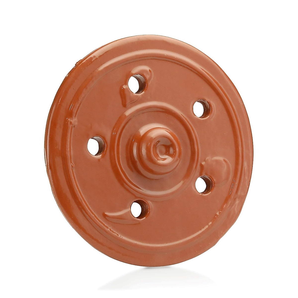 Clay Dolma Pot Lid Cover -Weighted Clay Lid for Dolma Cooking -Traditional Dolma Cover -Pot for Dolma -Clay Dolma Lid -Handcrafted Dolma Pot Cover(8,6 inch)