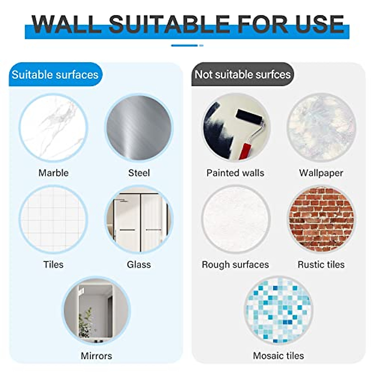 Woseito 3-Pack Shower Caddy, Adhesives Bathroom Organizers With Soap Dish Holder， No Drilling Shower Shelf, Stainless Steel Shower Rack With Hooks, Mounted for Bathroom & Toilet Table (Matte Black)