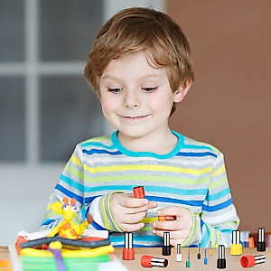 Artibetter Round Clay Cutters-Circle Shape Cutters Mold for Polymer Clay Pottery 40 Pcs/Set