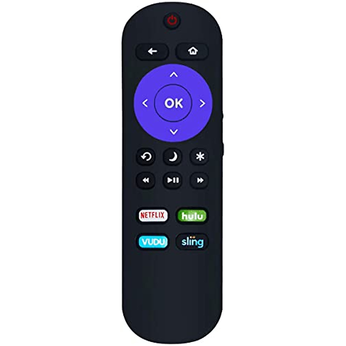 Universal Remote Compatible with Element ROKU TV with Netflix Hulu Vudu Sling
