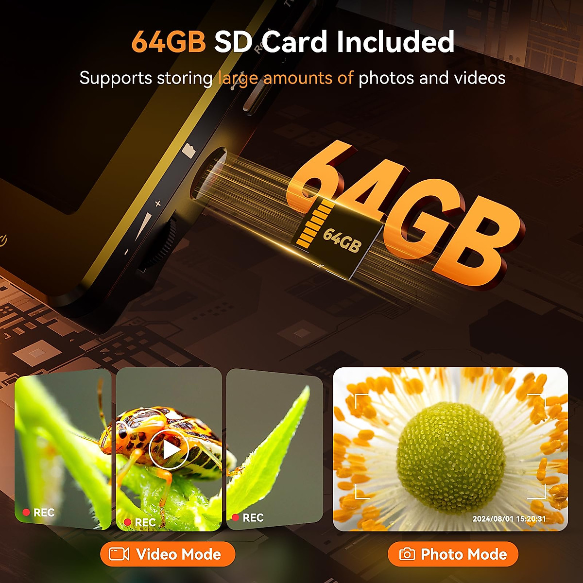 Elikliv EDM9 Max Digital Microscope: 10.1" 1500X 20MP HD IPS HDMI Coin Microscope Magnifier for Error Coins with Screen & Light, LCD Soldering Microscopes for Adults, PC/TV View, 64GB