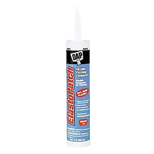Dap 12276 Elastomeric Patch and Caulking Compound, 10.1-Ounce , White