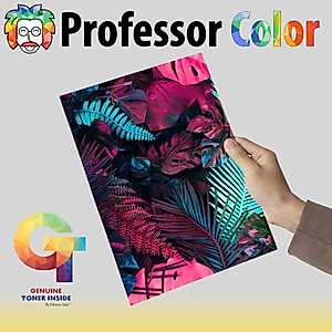 Professor Color Re-Coded OEM Toner Cartridge Replacement for Xerox VersaLink C405 C400 C400D C400DN MFP C405DN C405N C405 | 106R03524 106R03525 106R03526 106R03527 - Extra High Yield 4 Pack