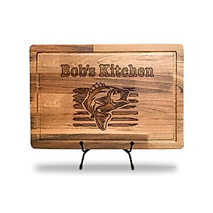 Personalized Walnut Cutting Boards, Custom Fathers Day Gift, USA Flag Sign, Bamboo Chopping Board For Meat, Dad Gifts, BBQ Grilling Gifts For Men, Kitchen Gift, Serving Tray, Chef Cooking Gifts