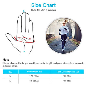 Unigear Running Gloves, Touch Screen Anti-Slip Lightweight Gloves Liners for Cycling Biking Sporting Driving for Men Women (Medium)