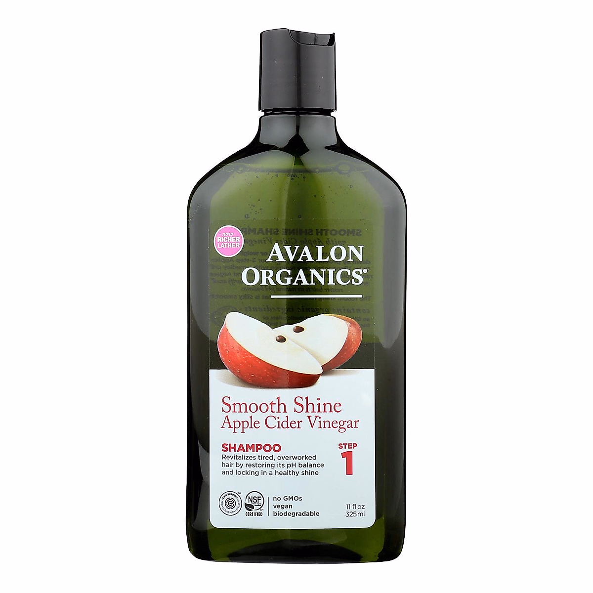 Avalon Organics, Shampoo Apple Cider Vinegar, 11 Fl Oz