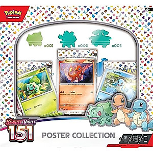 Pokemon TCG Scarlet & Violet 3.5 Pokemon 151 Poster Collection