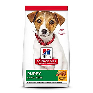 Hill's Science Diet Dry Dog Food, Puppy, Small Bites, Chicken Meal & Barley Recipe, 4.5 lb. Bag