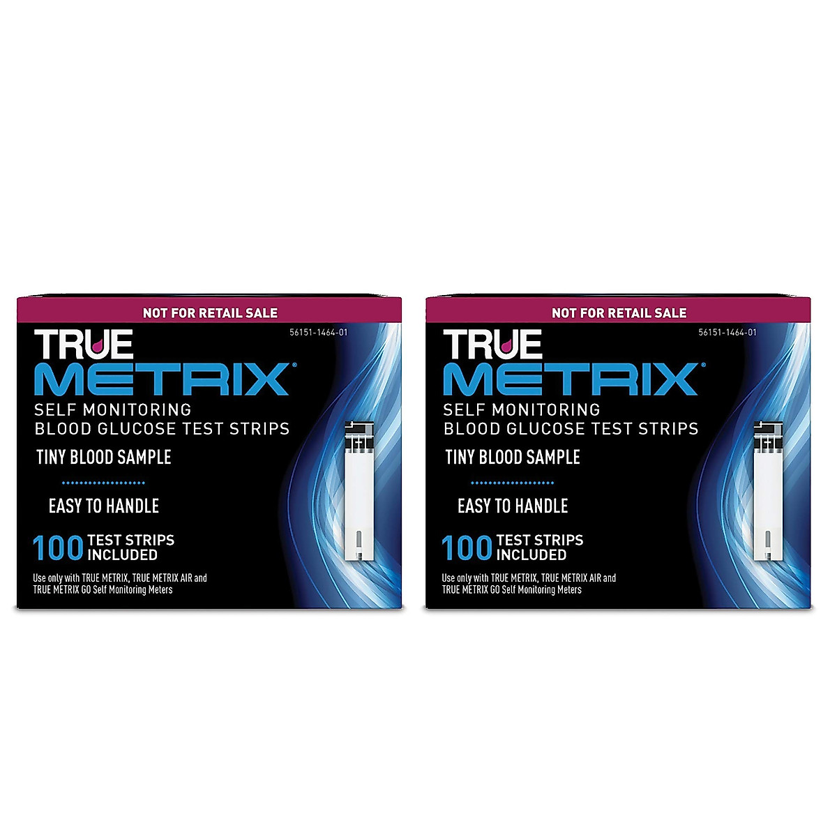 2X 100ct TRUE METRIX Test Strips + 2X 100ct TRUEplus 28g Safety Lancets
