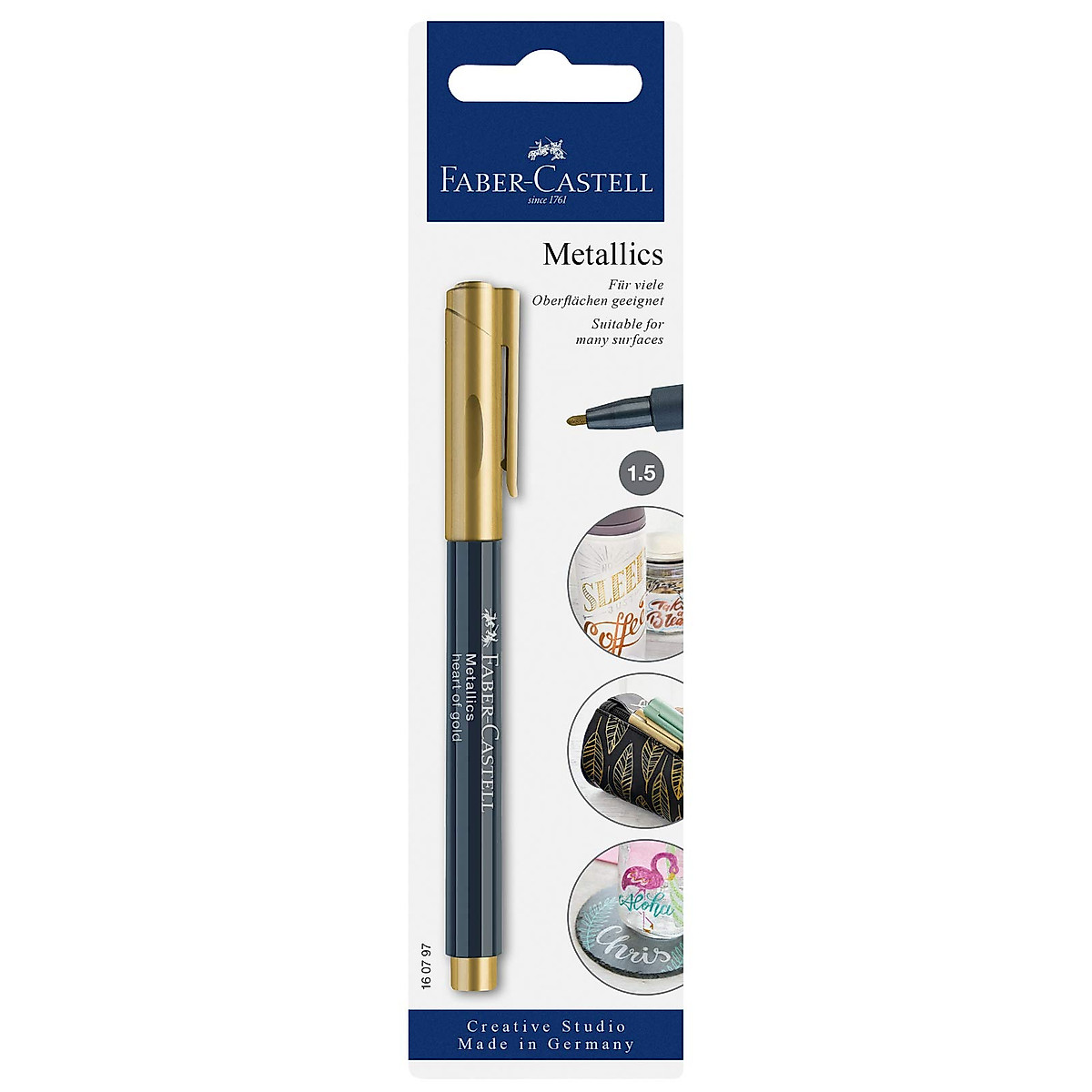Faber-Castell Metallic Marker Blisterpack - Gold