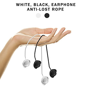 Anti-Lost Strap Silicone Neck Hanging Rope Fit for Samsung Galaxy Buds 2019 Headset Waterproof Sports Accessories (Black)…