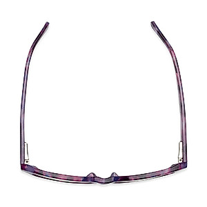 Sofia Vergara x Foster Grant Women's Linda Multi Focus Blue Light Reading Glasses Square, Purple Demi, 52 mm + 1.5