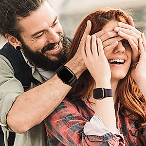 Stretchy Nylon Solo Loop Bands Compatible with Apple Watch 38mm 40mm 41mm, Adjustable Braided Sport Elastic Wristbands Women Men Straps for iWatch Series Ultra/8/7/6/5/4/3/2/1/SE, 4 Packs