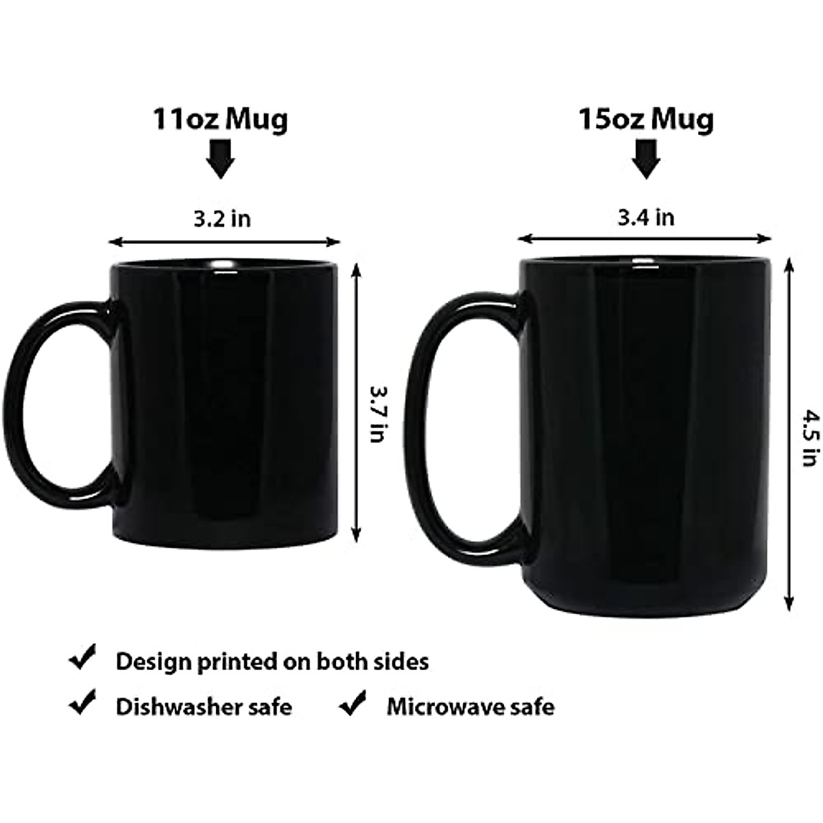 Personalized Long Distance Friendship Coffee Mug, Customized Best Friend Mugs, Distance is Just a Test, Custom Names, State to State, Long Distance Family Relationship Gifts Black Coffee Mug