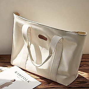 AW BRIDAL Canvas Mrs Bag Bachelorette Bags, Large Tote Bags For Bridesmaid Proposal, Maid Of Honor Proposal, Bridal Party, Engagement, Future Mrs Gifts, The Mrs Tote Bag With Pockets Zippers