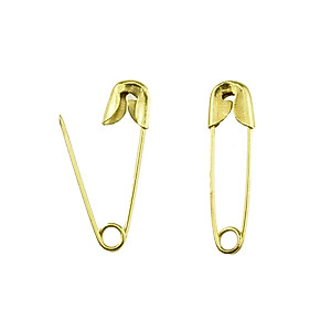 HAHIYO 36mm Length Safety Pins Closed Sturdy Avoid Misplacement Easy Penetrate Safer Operate Reusable Durable Stainless Steel Nappy Diaper Pin Silver 350 PCS for Sock Towel Bed Sheet Vurtains Clothing