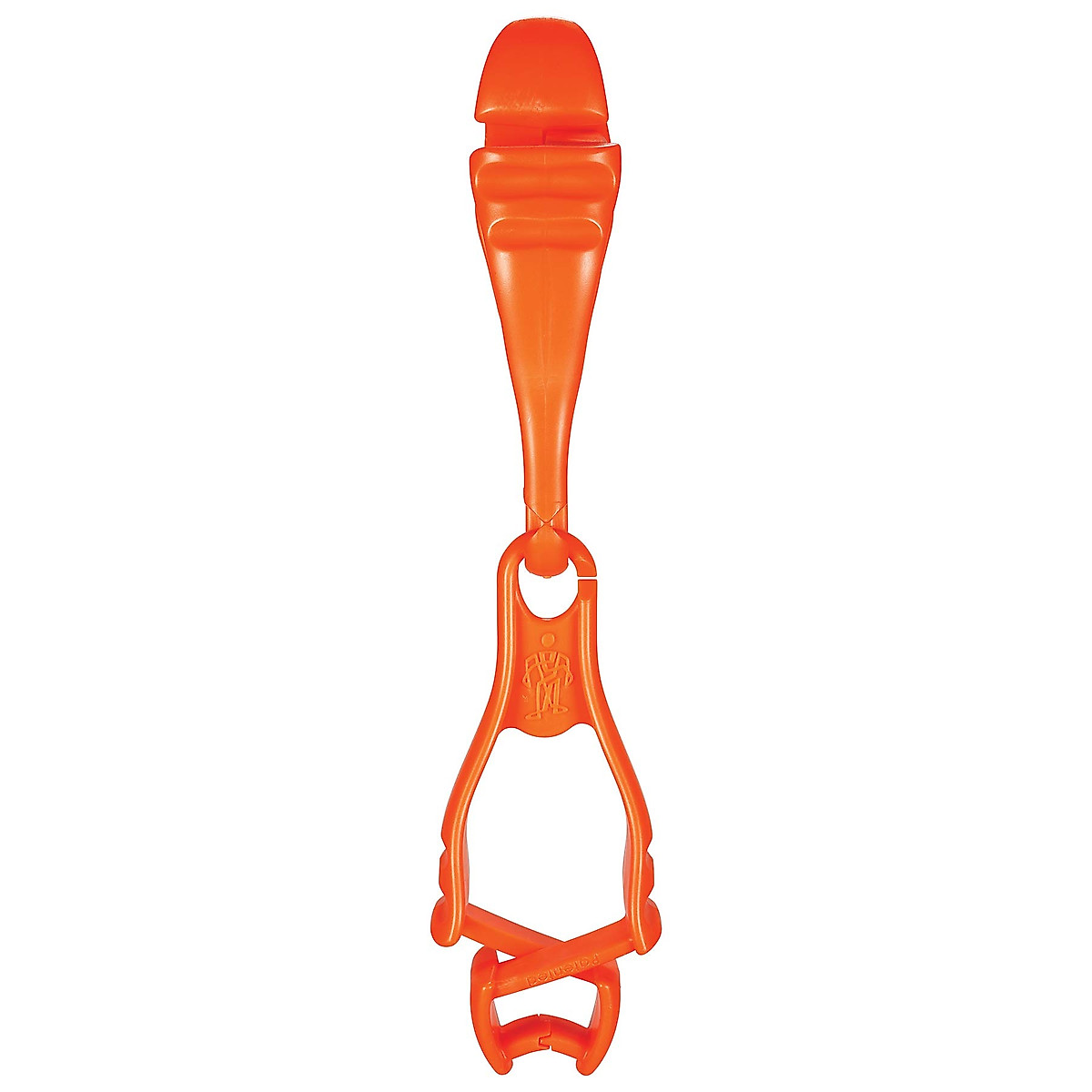 Ergodyne Squids 3400 Glove Clip Holder with Dual Clips, (Pack of 6), Orange