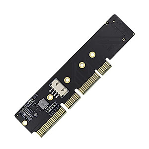 NFHK NGFF M.2 M-Key NVME AHCI SSD to PCI-E 3.0 16X 8X 4X Power Adapter Low Profile Height 3cm for 110mm 80mm SSD 1U Server