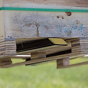 Titan Attachments Light-Duty 43" Clamp-On Pallet Forks, 30" x 3" Fork Length, Rated 1,500 LB, Easy to Install on Loader or Skid Steer Bucket