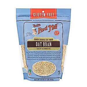 Bob's Red Mill Gluten Free Oat Bran, 16-ounce (Pack of 4)
