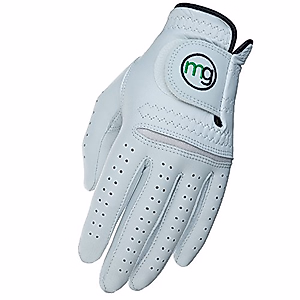 MG Golf Glove Mens Left (RH Golfer) DynaGrip Elite All-Cabretta Leather (Large Regular Size)