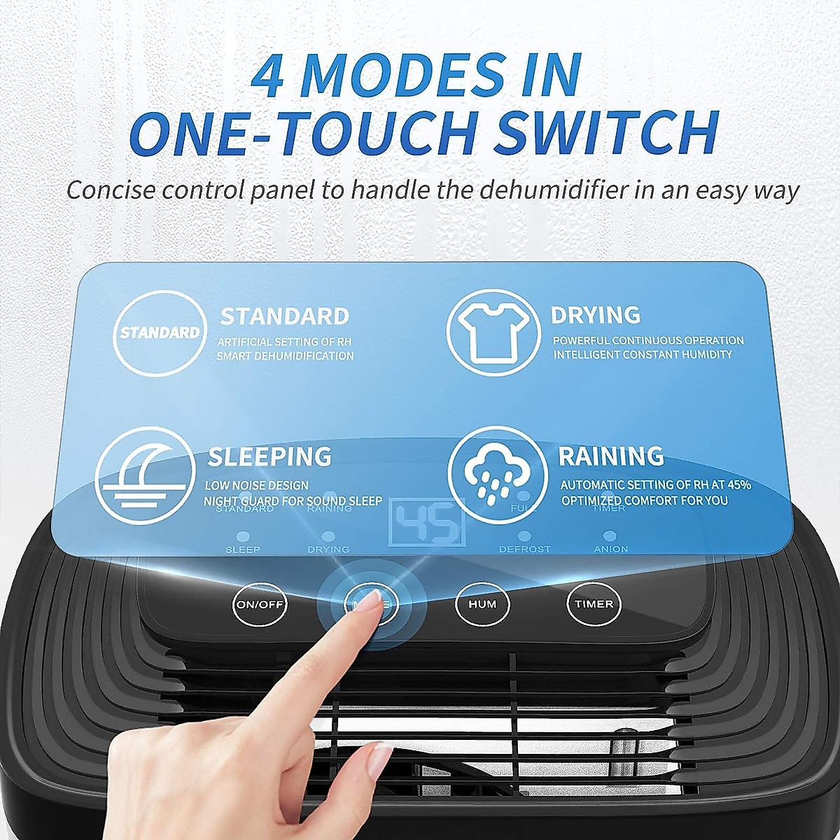 AIRPLUS 1,500 Sq. Ft 30 Pints Dehumidifier for Home and Basements with Drain Hose(AP1907)