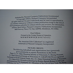 Samantha's Cookbook: A Peek at Dining in the Past With Meals You Can Cook Today (American Girl Collection)