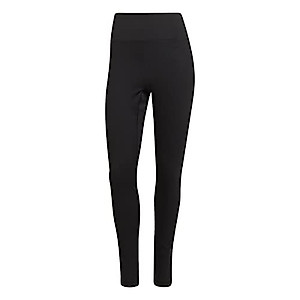 adidas womens Yoga High Waisted Tights Leggings, Core Black, X-Small US