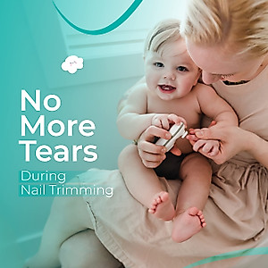 bblüv - Trimö - Baby Nail Trimmer Electric - Baby Nail File for Newborn and Toddler (0 to 12 Months+), Gentle and Quiet Fingernail and Toenail Clippers, Original Trimo Kit (Pack of 1)