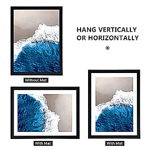 Diamond Art Painting Frames 4 Pack, 12.9x16.9in / 33x43cm Picture Frame Suitable for 12x16 Diamond Art Canvas - Black