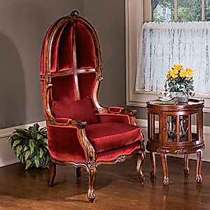 Design Toscano Victorian Balloon Chair, cherry