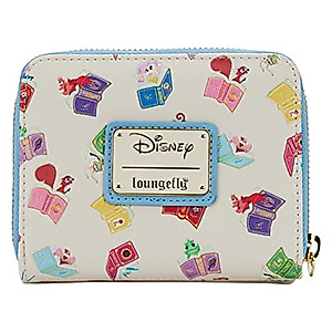 Loungefly Disney Princess Books Classic Zip Around Wallet Disney Princess One Size