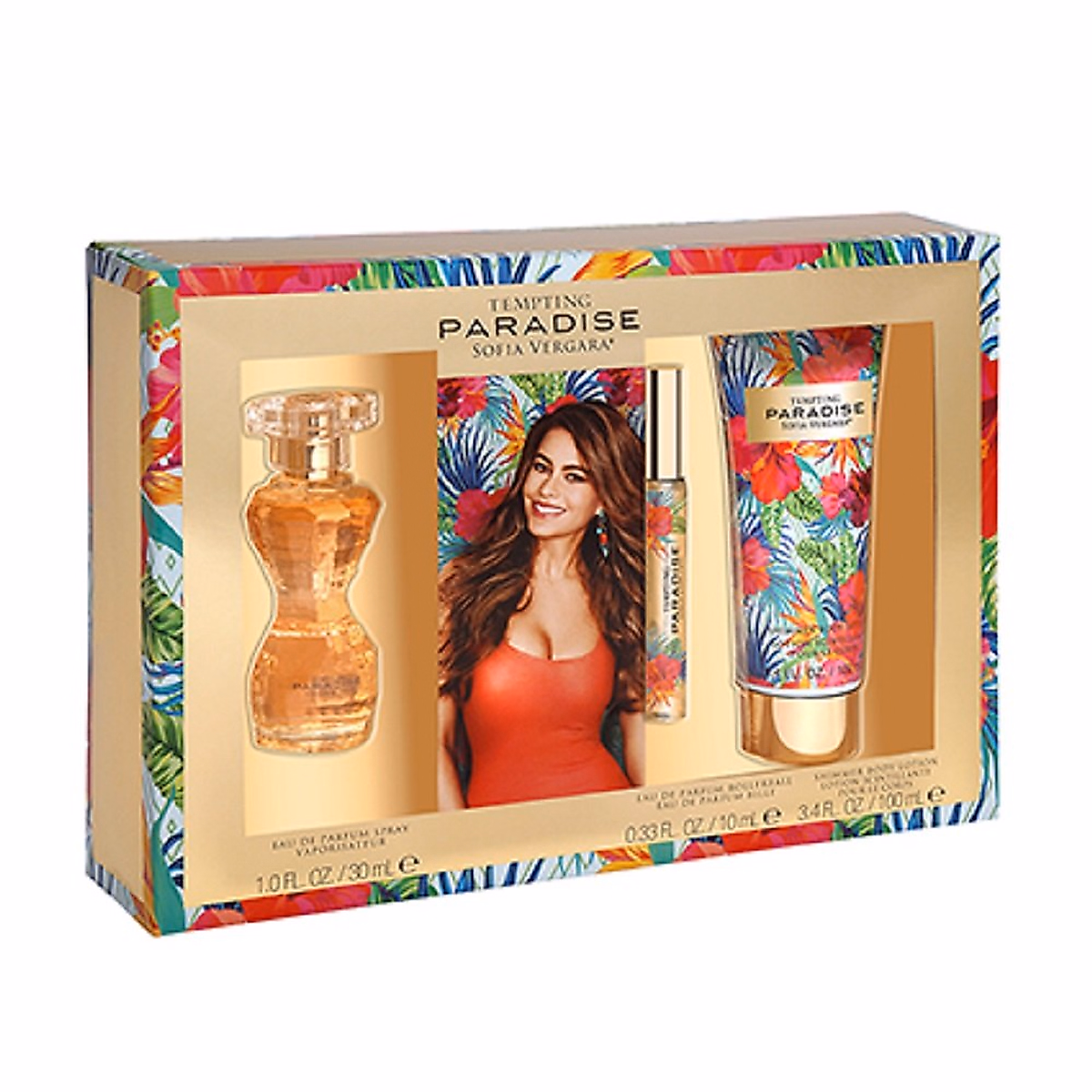 SOFIA VERGARA TEMPTING PARADISE For Women 1.0oz Gift Set