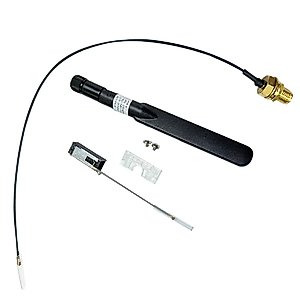 Zahar Tiny6 7 8 Dual-Band dipole Antenna for Lenovo Thinkcentre M93 M93P M92 M73 M83 M73 M53 M78 M79 E73 E93 M600 M700 M800 M900 3T7203 03T7203 31504221, SC10A09431 (Antenna WiFi Wireless Cable Kit)