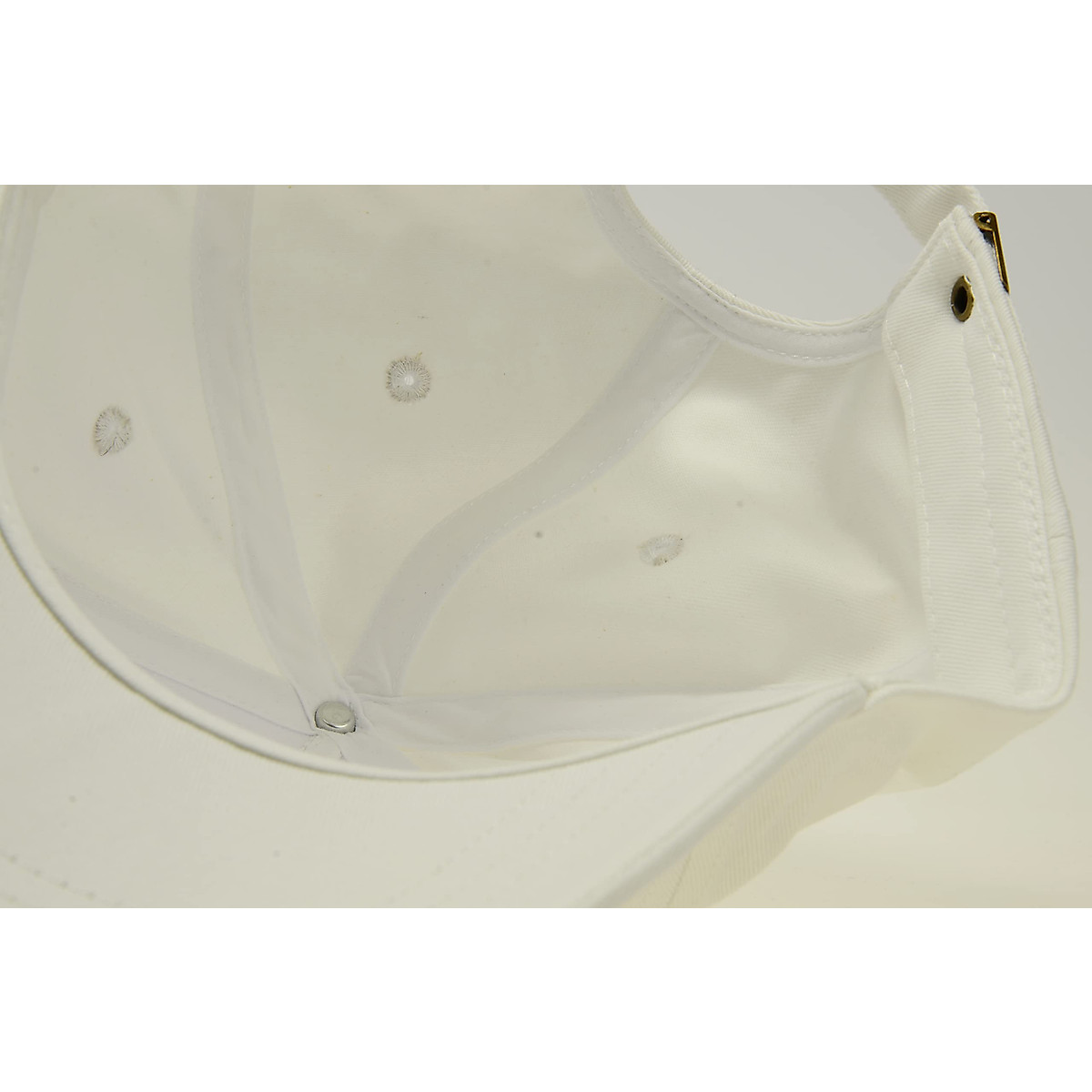 MUNULA Oversize XXL High Crown Baseball Cap Big Head Hats for Men Dad Hat Adjustable Plain Running Cap 23.6"-25.6" (White)