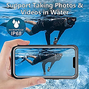 AMILIFECASES Clear iPhone 14 Plus Case,with Screen Protector,Waterproof iPhone 14 Plus Protective Case for Men Women,Apple iPhone 14 Plus Phone Case Heavy Duty Shock Proof