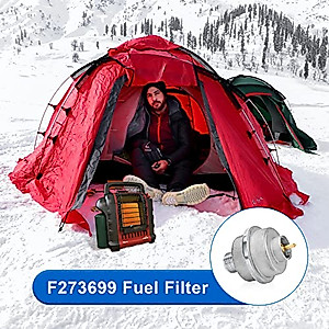 F273699 Fuel Filter Kit Replacement Compatible with Mr Heater Gas Universal Propane Portable Heater & For Buddy/Big Heaters