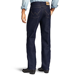 Wrangler mens Five Pocket Stretch jeans, Denim, 34W x 32L US