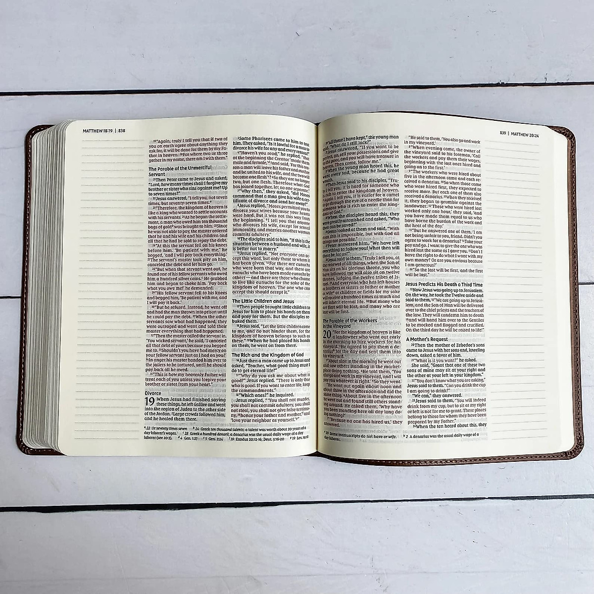 Hand Lettered and Laser Engraved NIV Journaling Bible, Personalized Gift, Custom Name Engraving Available