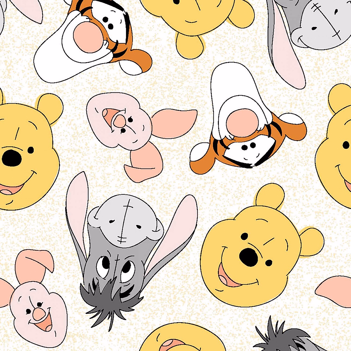 Springs Creative Products Disney Winnie The Pooh & Friends Tossed 100 Percent Cotton Fabric Sold by The Yard , 44 Inches