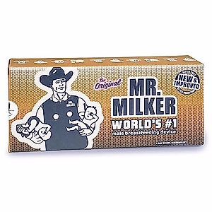 Mr. Milker - Now Men Can Breastfeed. Baby Shower, New Dad Funny