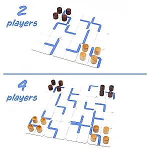 Funny Family Board Game | Portable Board Game for Kids, Family & Adults | Cool Learning Toy Idea for Teen Boys & Girls | Ages 6+ | for 2 to 4 Players