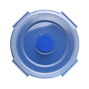 Collapsible Food Storage Containers with Lids - Silicone Bowls with Airtight Lid for Kitchen, Camping, Hiking - BPA Free, Microwave, Dishwasher and Freezer Safe Lunch Boxes - Salad Bowl Container