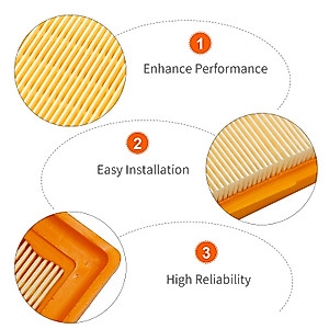 SYOWADA 2 Pcs 4180 141 0300 Air Filter Replacement for STIHL FS89 FS89R FS91 FS91R FS111 FS111R, 41801410300 Air Filter Replacement for STIHL KM91R KM111R KM131 KM131R BT131 HT102