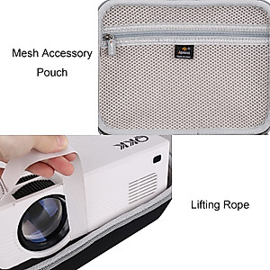 Aproca Hard Travel Storage Case for QKK Upgraded 6000Lumens Projector