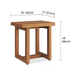 AquaTeak The Original 18" Spa Teak Shower Bench
